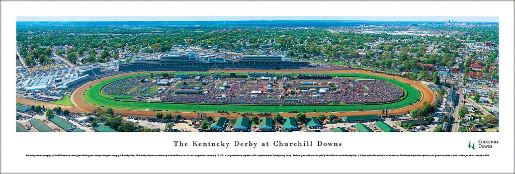 The Kentucky Derby at Churchill Downs Race Day Aerial Panoramic Poster ...