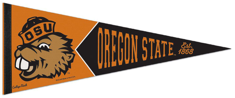 Oregon State Beavers Retro-1950s-Style Premium Felt Collector's Pennan ...