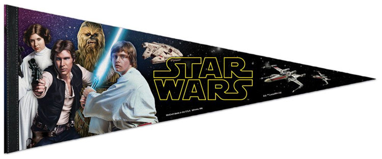 Star Wars "Heroes" Original Trilogy Official Retro Premium Felt Pennan ...