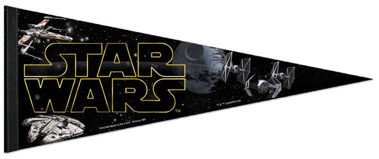 Star Wars Original Trilogy Official Retro Premium Felt Pennant - Wincr ...