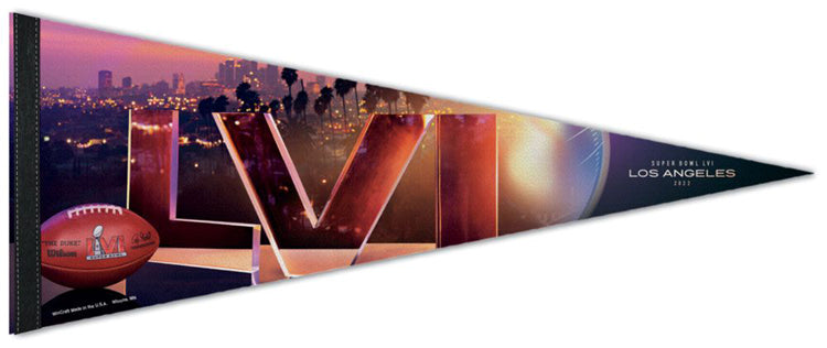 Super Bowl LVI (Los Angeles 2022) Official Premium Felt Commemorative ...