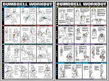Leg Workout Professional Fitness Gym Wall Chart Poster - Fitnus Corp ...