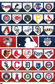 History of Major League Baseball Wall Chart Poster - Vanguard Sports ...