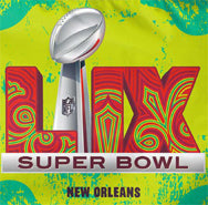 Super Bowl LIX (2025) Eagles vs. Chiefs Opening Kickoff at Caesars Superdome in New Orleans ...