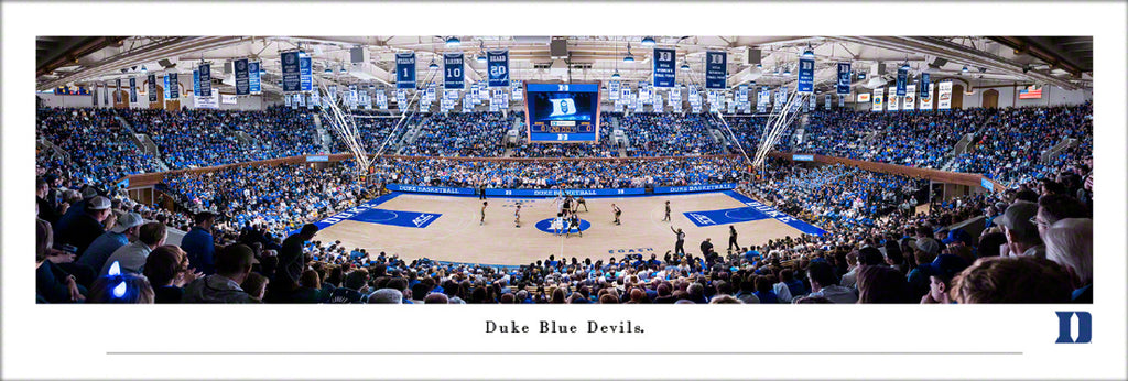 Duke Blue Devils Basketball Cameron Indoor Stadium Panoramic Poster Pr ...