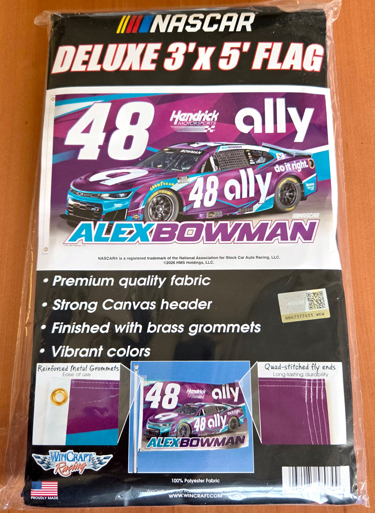 Alex Bowman NASCAR #48 Ally Chevrolet Camaro (2026) Official 3'x5' Del ...