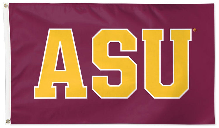 Arizona State Sun Devils ASU-Style Official NCAA 3'x5' Team Logo Flag ...