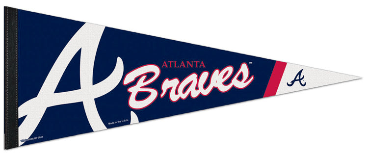 Atlanta Braves Official MLB Baseball Logo Helmet Wordmark Team Poster ...