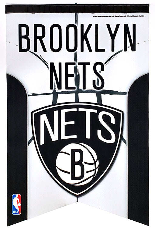 Brooklyn Nets Official NBA Basketball Premium Felt Banner - Wincraft ...