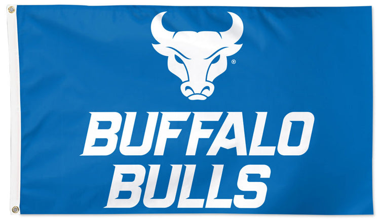 University of BUFFALO BULLS Official NCAA Deluxe 3'x5' Team Logo Flag ...