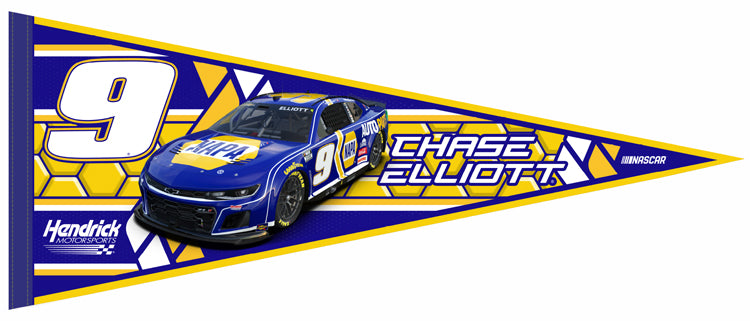 Chase Elliott NASCAR NAPA #9 Auto Racing Action Felt Collector's Penna ...