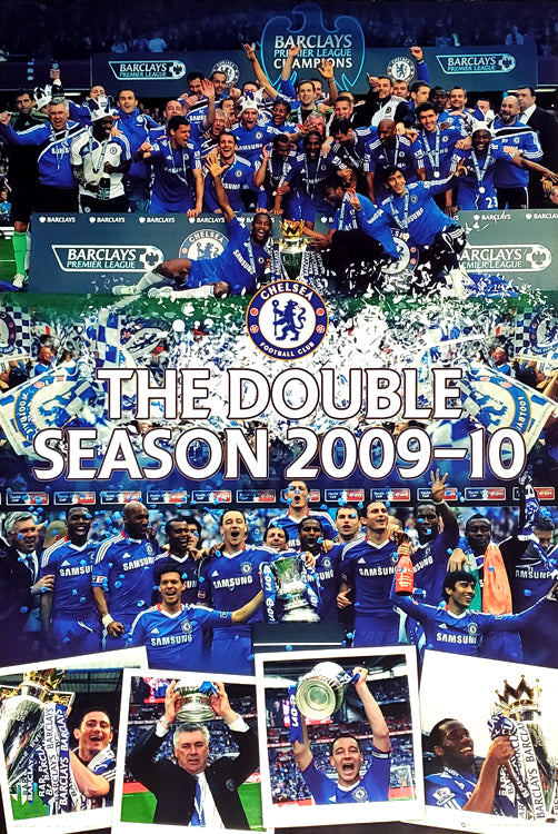 Chelsea FC "The Double 2010" Official Championship Commemorative Poste ...