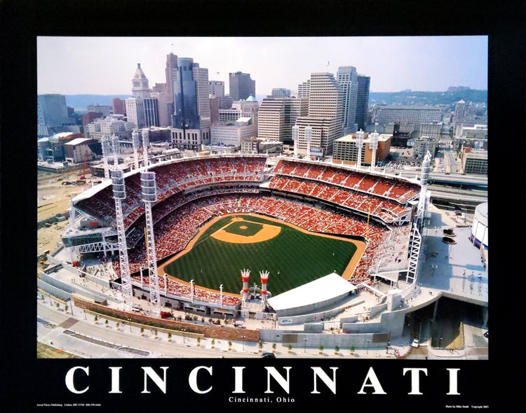 Cincinnati Reds Great American Ballpark "From Above" Premium Poster Pr ...
