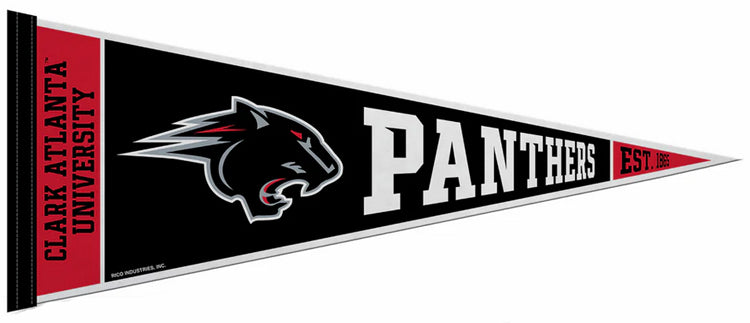 Clark Atlanta University PANTHERS Official NCAA Team Felt Pennant - Ri ...