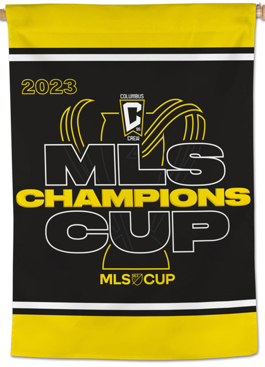 Columbus Crew 2023 MLS Champions Official Commemorative Wall BANNER ...