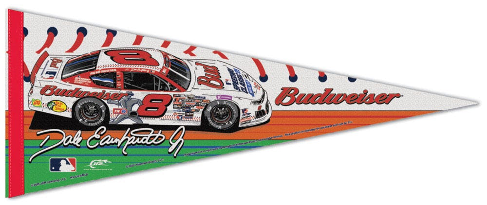Dale Earnhardt Jr. Budweiser #8 Baseball Car 2025 Premium Felt NASCAR ...