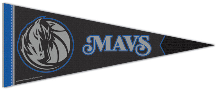 Dallas Mavericks "MAVS" 2023-24 NBA City Edition Premium Felt Pennant ...