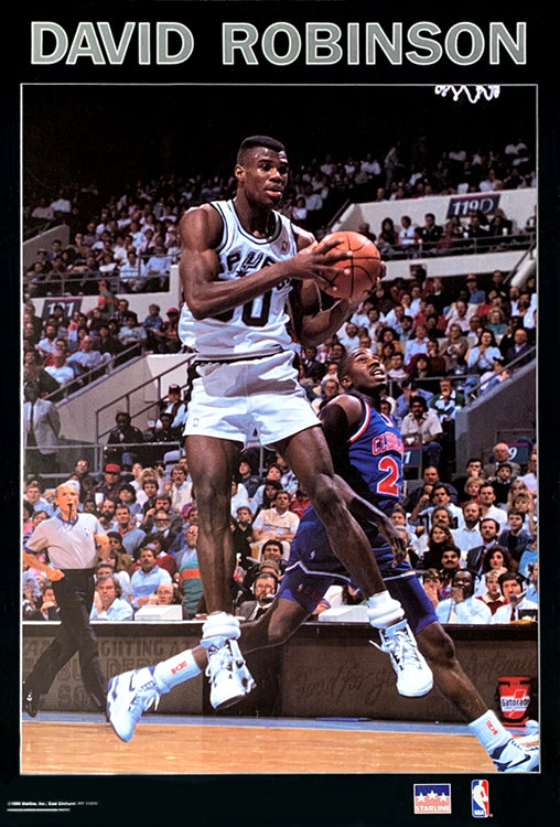 David Robinson "Solid Border" San Antonio Spurs NBA Action Poster - St ...