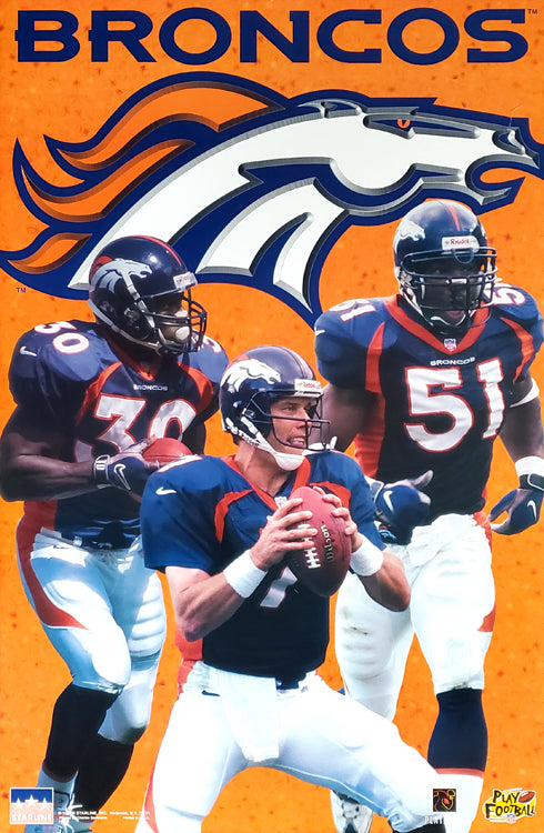 Denver Broncos "Superstars 2000" Poster (Griese, Davis, Smith) - Starl ...