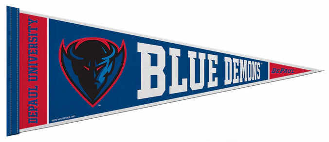 DePaul University Blue Demons Official NCAA Team Felt Pennant - Rico I ...