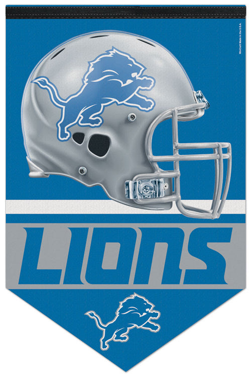 Detroit Lions Official NFL Football Premium 17x26 Felt Wall Banner - W ...