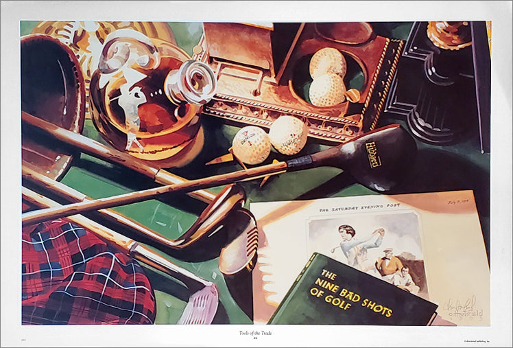 Golfing Hollywood Legends "Putting for Birdie" Premium Poster Print by ...