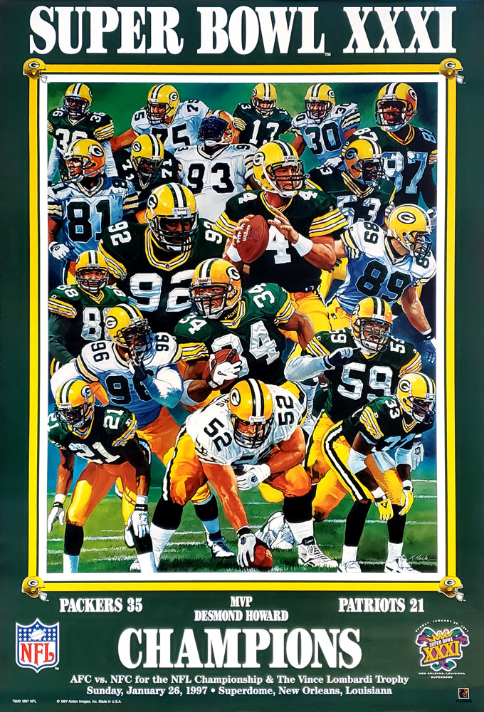 Lynn Dickey "Snow Bowl 1983" Green Bay Packers Premium Poster Print ...