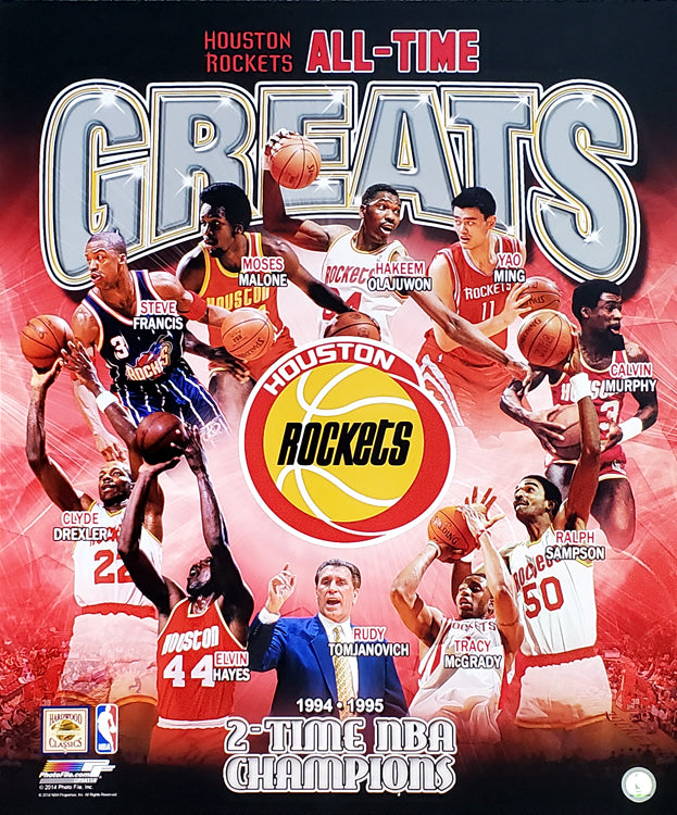 Houston Rockets All-Time Greats (10 Legends, 2 Championships) Premium ...