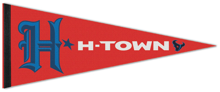 Houston Texans "H-Town" NFL Color Rush-Style Premium Felt Pennant - Wi ...