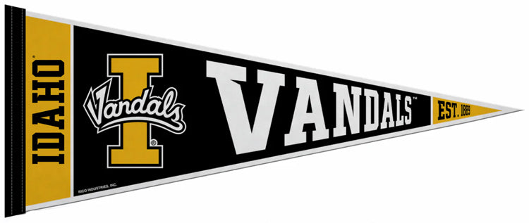 University of Idaho VANDALS Official NCAA Team Felt Pennant - Rico Inc ...