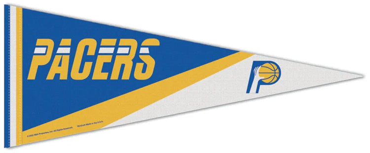 Indiana Pacers 2025-26 NBA City Edition Style Premium Felt Pennant - W ...