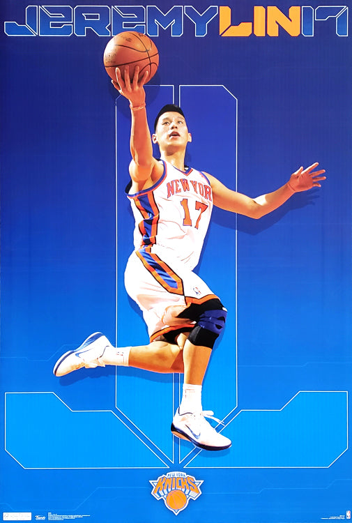 Jeremy Lin "Superstar" New York Knicks NBA Action Poster - Costacos 20 ...