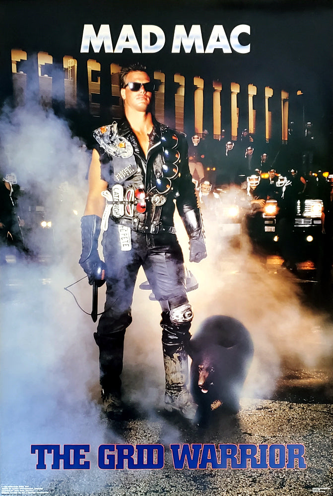 Jim McMahon "Mad Mac" (1986) Chicago Bears Vintage Original Poster - C ...