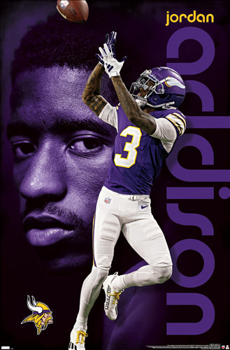Jordan Addison "Superstar" Minnesota Vikings Official NFL Football Wal ...