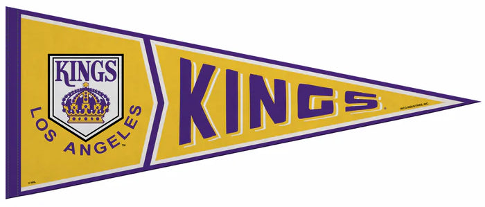 Los Angeles Kings 1967-75-Style Official NHL Retro Collection Felt Pen ...