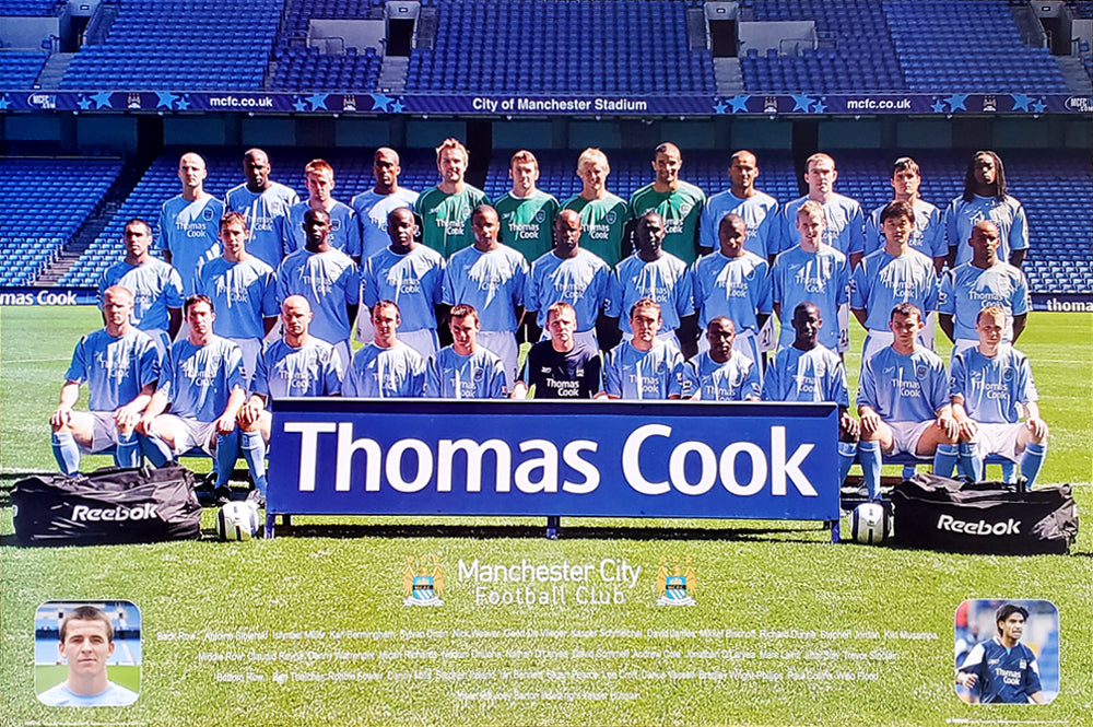 Manchester City FC Official Team Portrait 2005/06 24x36 Wall POSTER ...