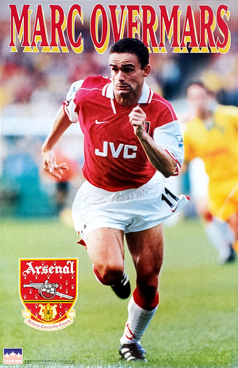 Marc Overmars "Action" Arsenal FC EPL Football Action Poster - Starlin ...