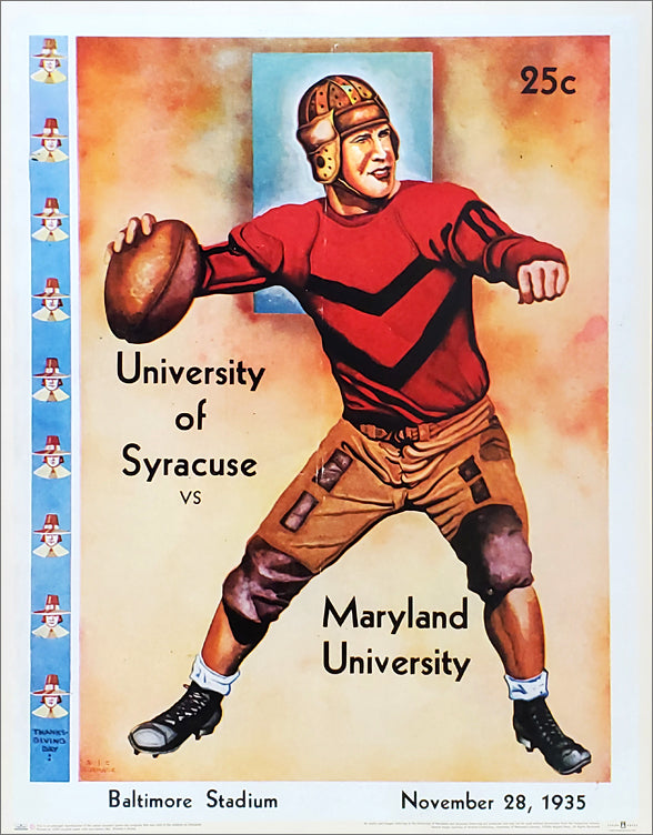 Missouri Tigers Football 1934 Vintage Program Cover 22x28 Poster Repro ...
