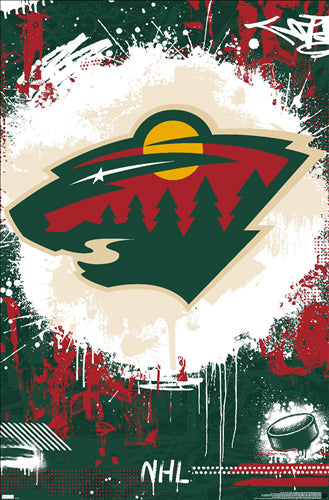 Minnesota Wild Official NHL Hockey Team Logo Wall Poster - Costacos Sp ...