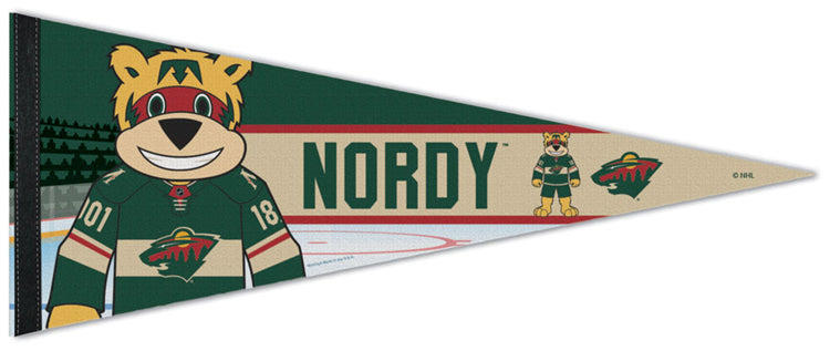 Minnesota Wild "Nordy" NHL Mascot Series Premium Felt Pennant - Wincra ...