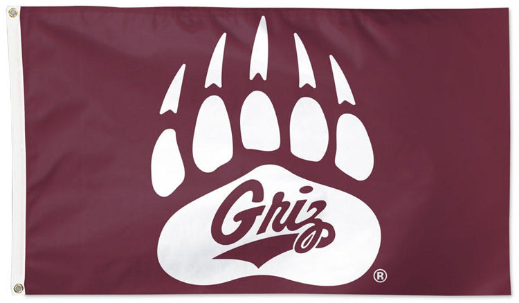 University of MONTANA GRIZZLIES Official NCAA 3'x5' Team Logo Flag - W ...