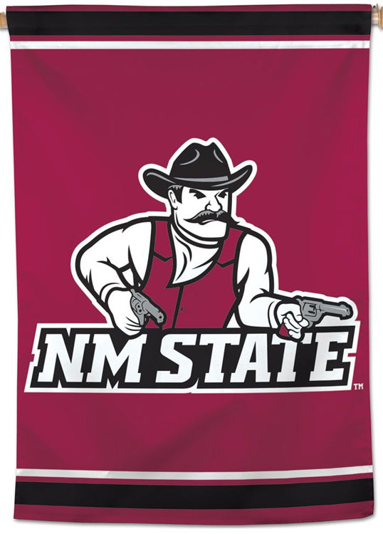 New Mexico State Aggies "Gunslinger" Official NCAA Premium 28x40 Wall ...