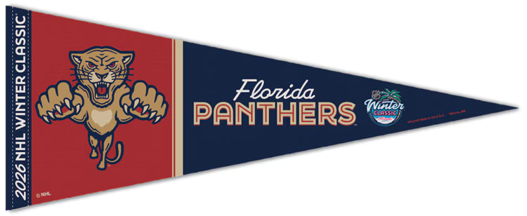 Florida Panthers NHL Winter Classic 2026 Retro-Style Premium Felt Penn ...
