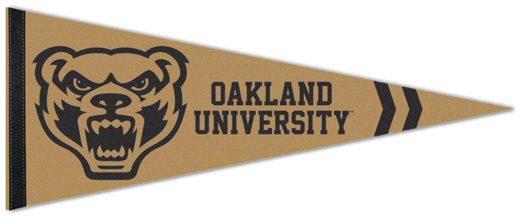 Oakland University Golden Grizzlies Official NCAA Team Logo Premium Fe ...