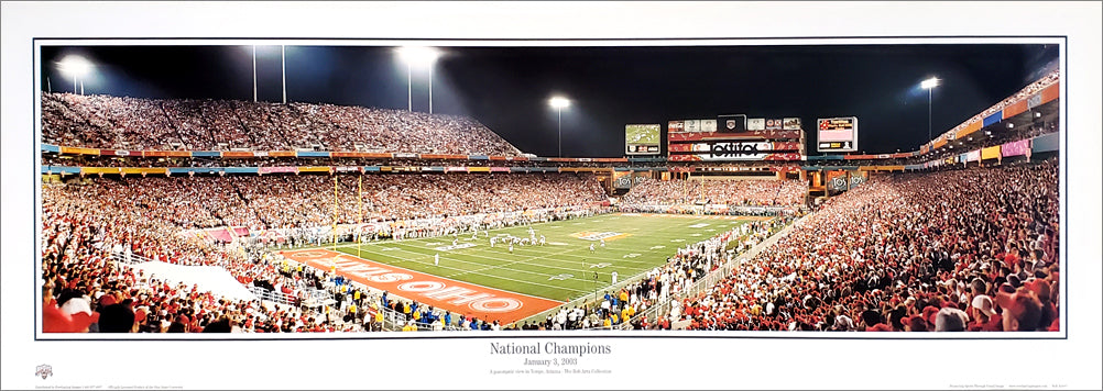Ohio State Buckeyes Football 2002 National Championship Game Panoramic ...