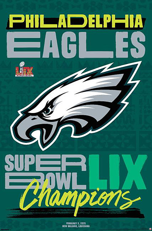 2025 Super Bowl LIX New Orleans Collection – Sports Poster Warehouse