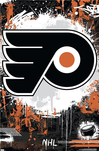 Philadelphia Flyers Official NHL Hockey Team Logo Poster - Costacos Sp ...