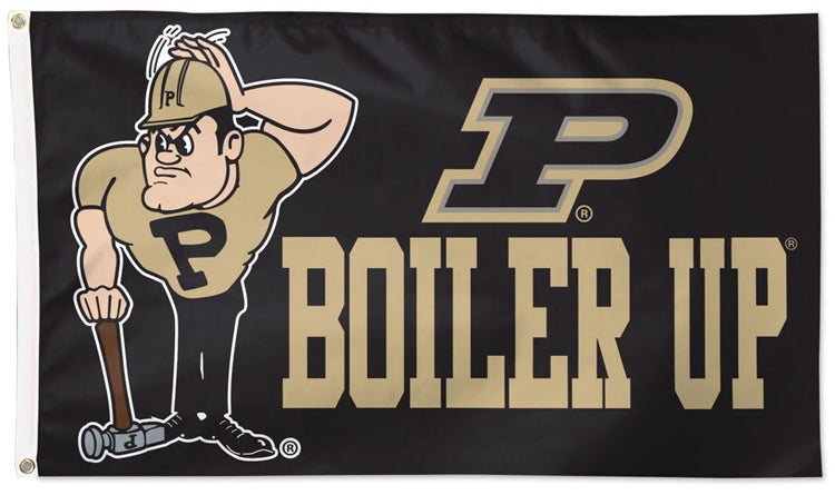 Purdue Boilermakers "Boiler Up" Official NCAA Deluxe-Edition 3'x5' Fla ...