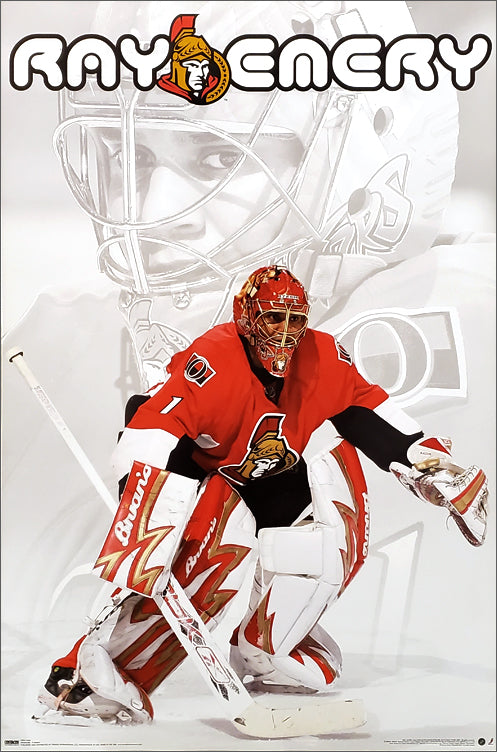 Ray Emery "Intensity" Ottawa Senators NHL Goalie Poster - Costacos 200 ...