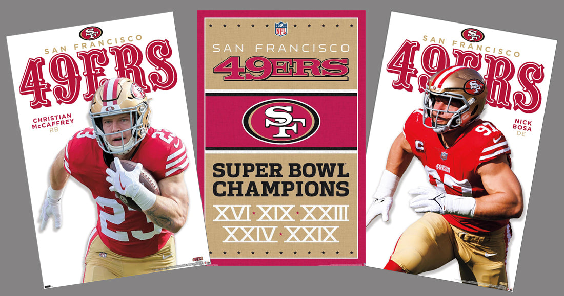 San Francisco 49ers "49ers Pride Since 1946" NFL Theme Art Poster - Li ...